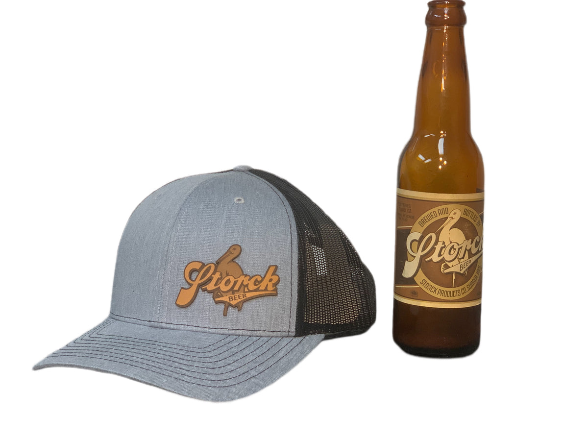 Hat - Heather Grey and Black Storck Brewing Beer Hat ...